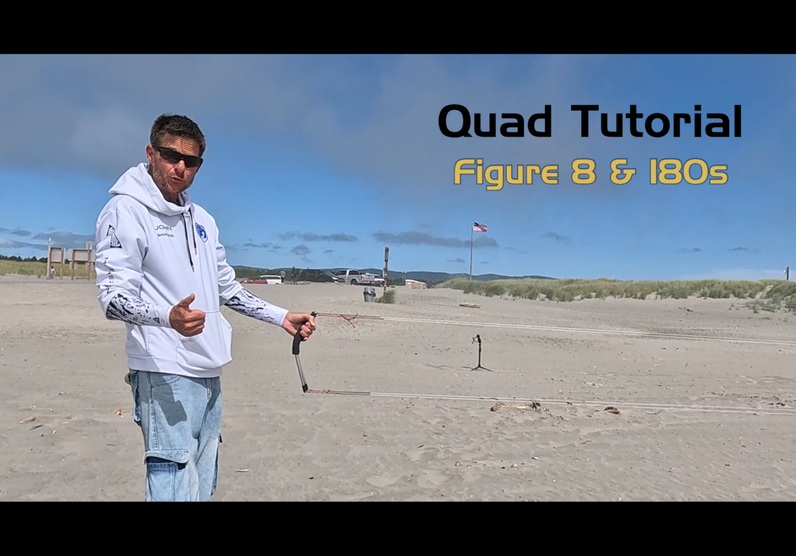 Quad Line Kite Tutorial - Figure 8 & 180s